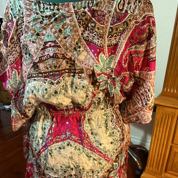 Sweetees | Tops | 0 Silk Largexl Sheer Tunic | Poshmark